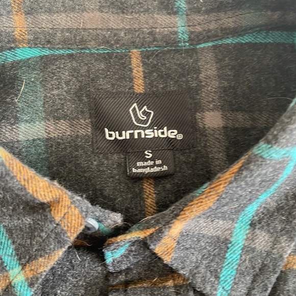 burnside | Shirts | Slim Plaid Flannel Shirt | Poshmark
